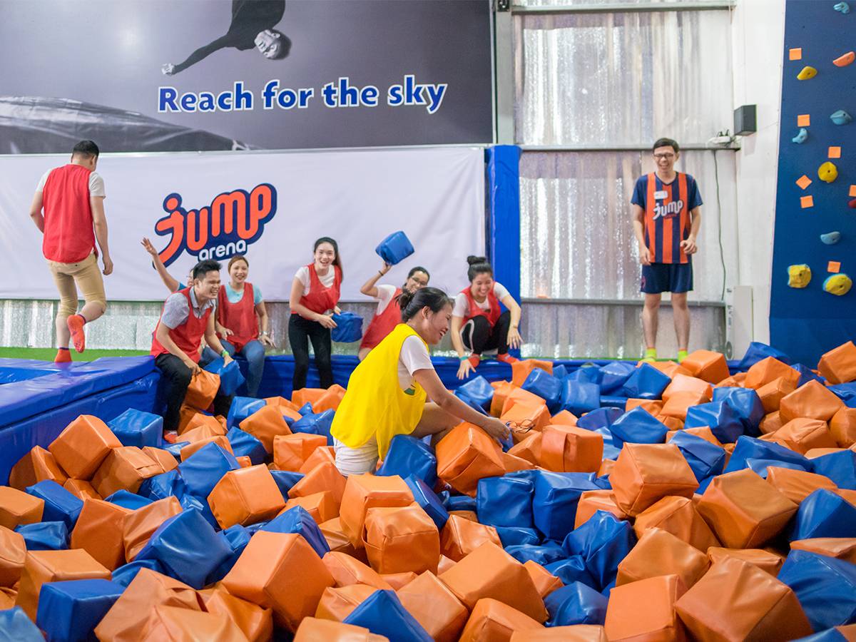 Khám phá khu vui chơi bạt nhún Jump Arena Hà Nội chất lừ (+Giá vé ...
