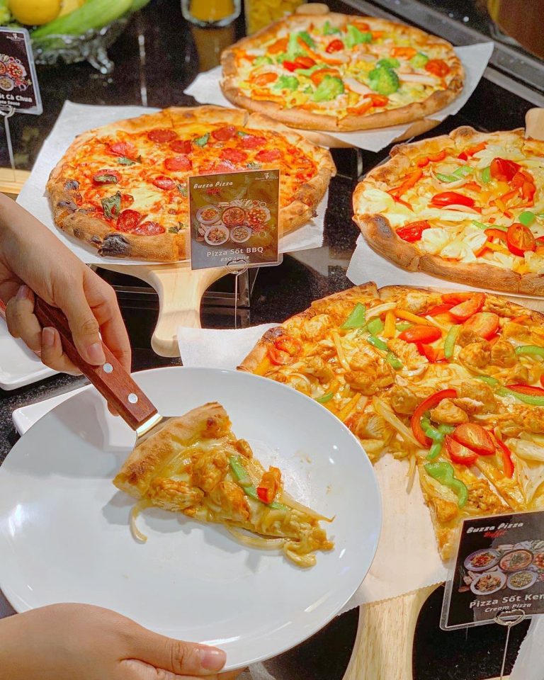 Review quán buffet pizza Buzza tính phút có 1-0-2 ở Việt Nam - HaloTravel