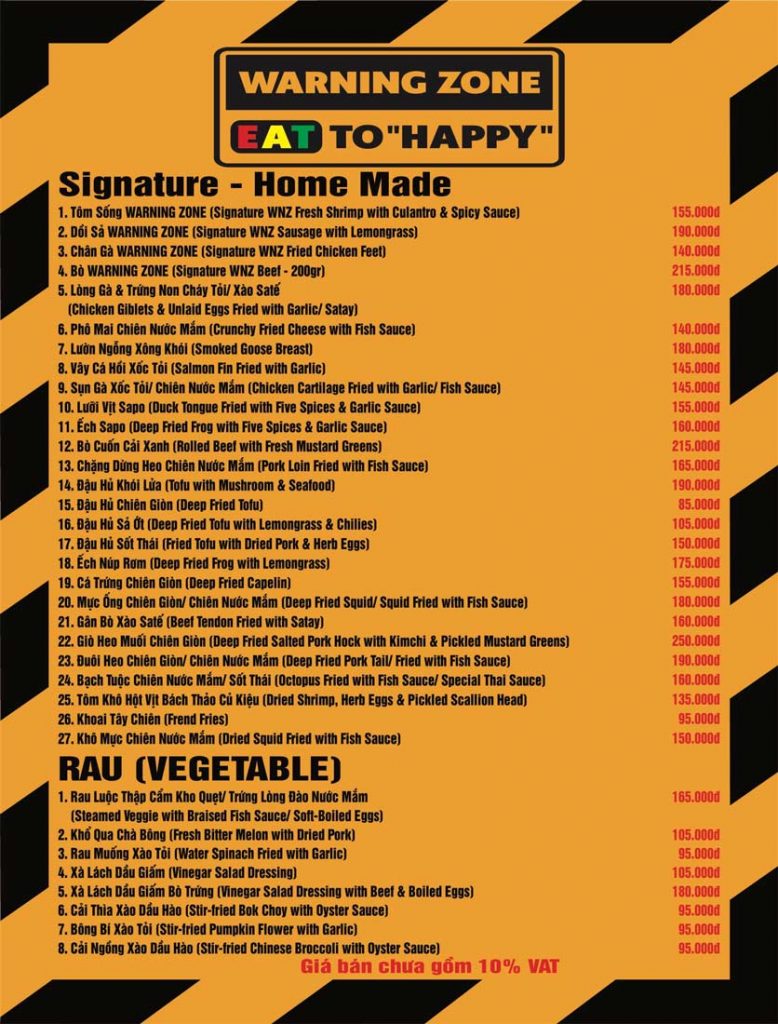 Tới Warning Zone 76 Nguyễn Văn Thủ đẳng cấp ẩm thực Việt - HaloTravel